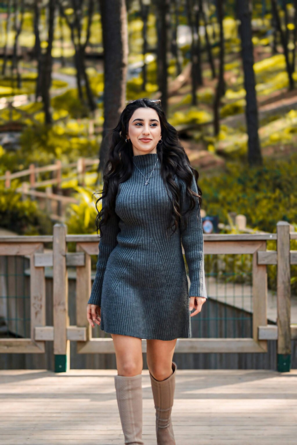 30+ Stylish and Cozy Sweater Dress Outfits You Need this Season