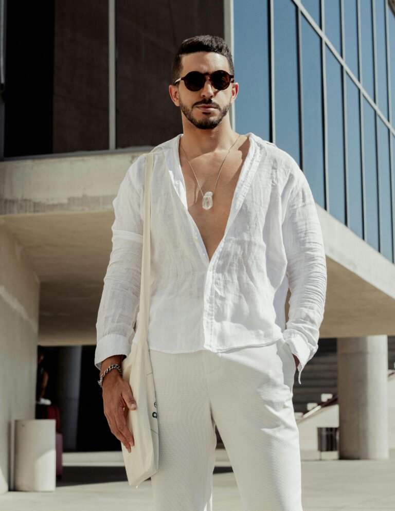 25+ Trendy All White Men Outfits for a Fresh & Fine Look